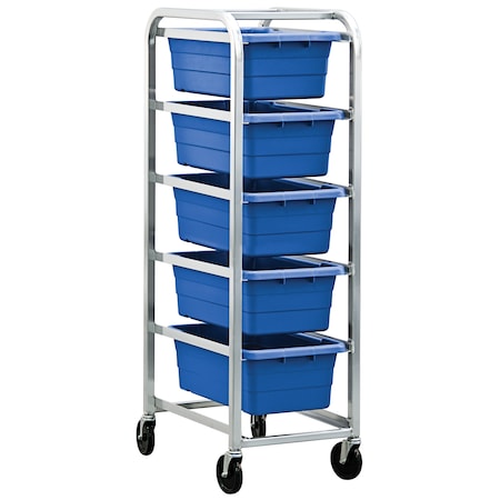 Quantum Storage Systems Tub Rack with Cross Stack Tub TR5-2516-8BL | Zoro